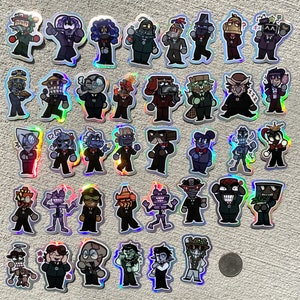 Toontown Corporate Clash Holographic Stickers - 2 Inches - Etsy