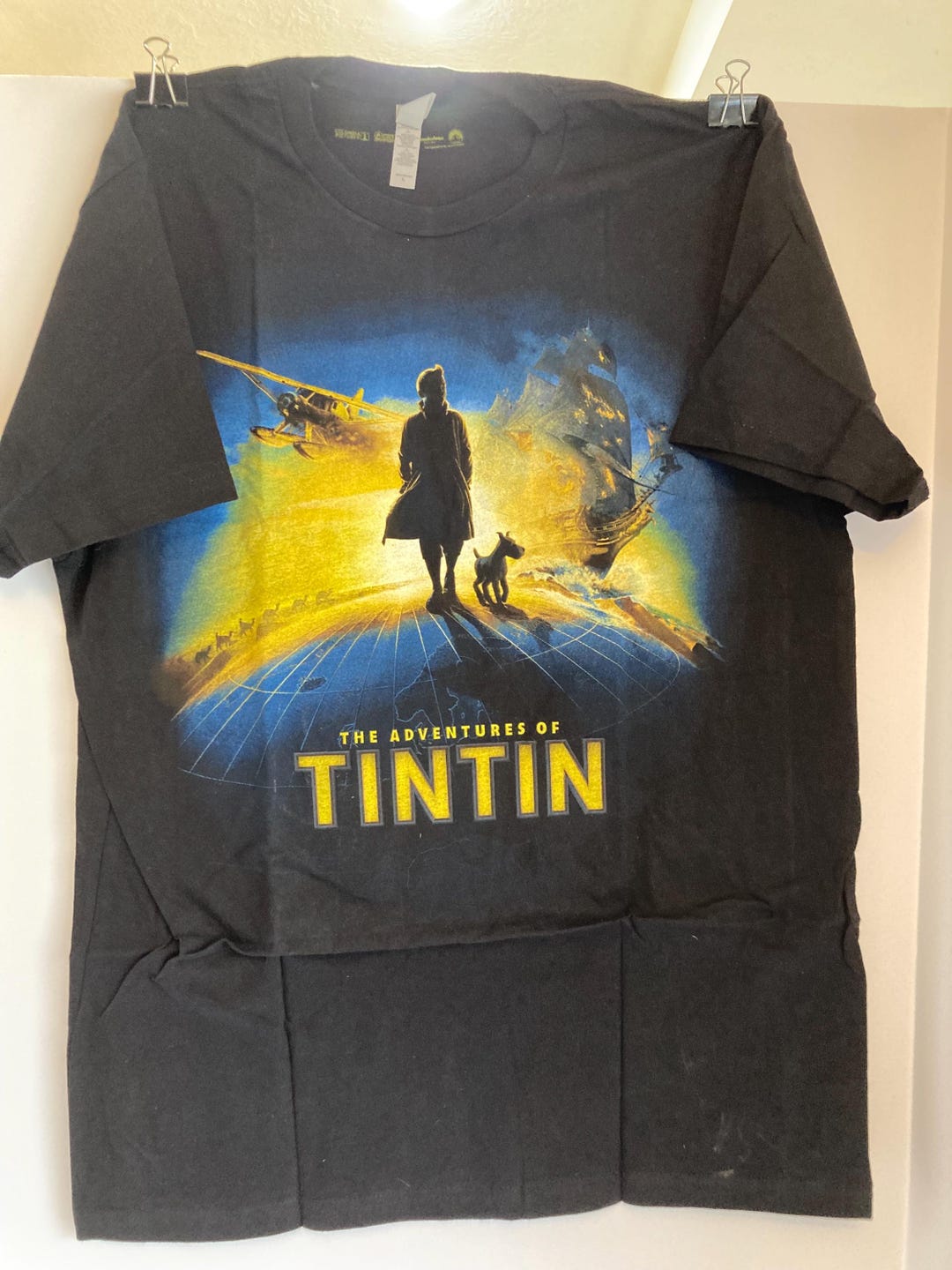 The Adventures of Tintin T-shirt - Etsy