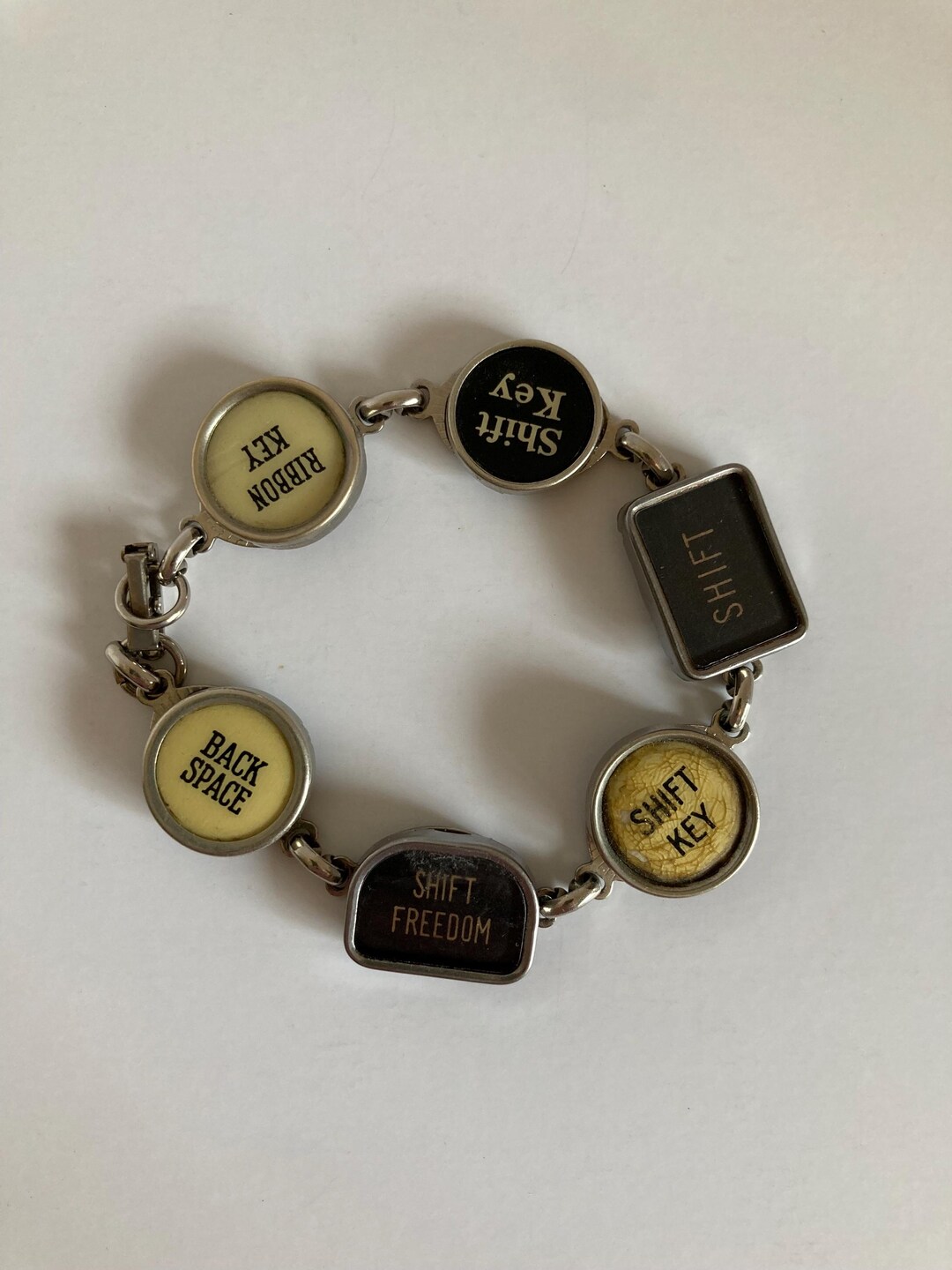 Vintage Typewriter Keys, Bracelet - Etsy