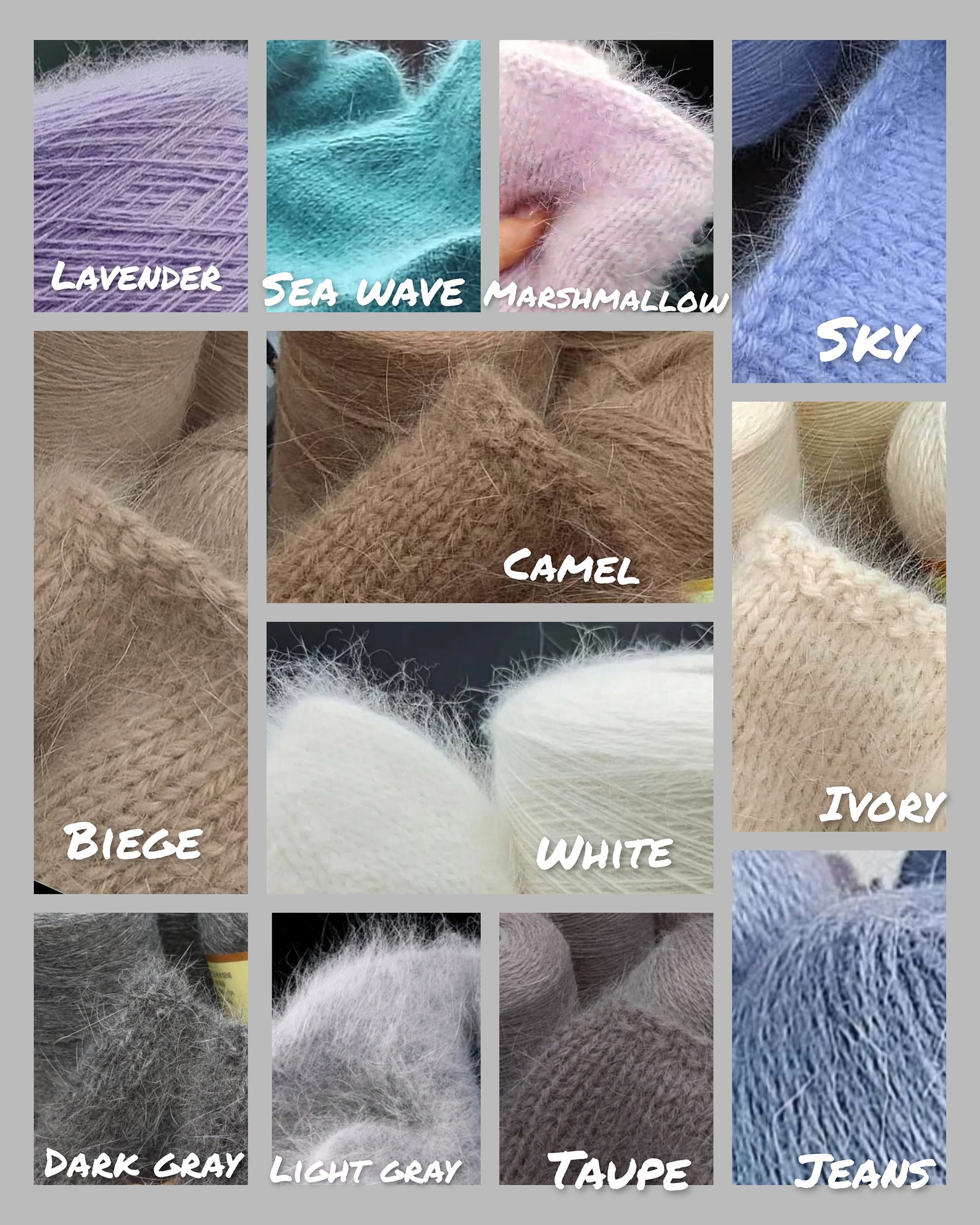 Knitted Hood, Hat, Balaclava, Snood. Merino Angora Yarn - Etsy