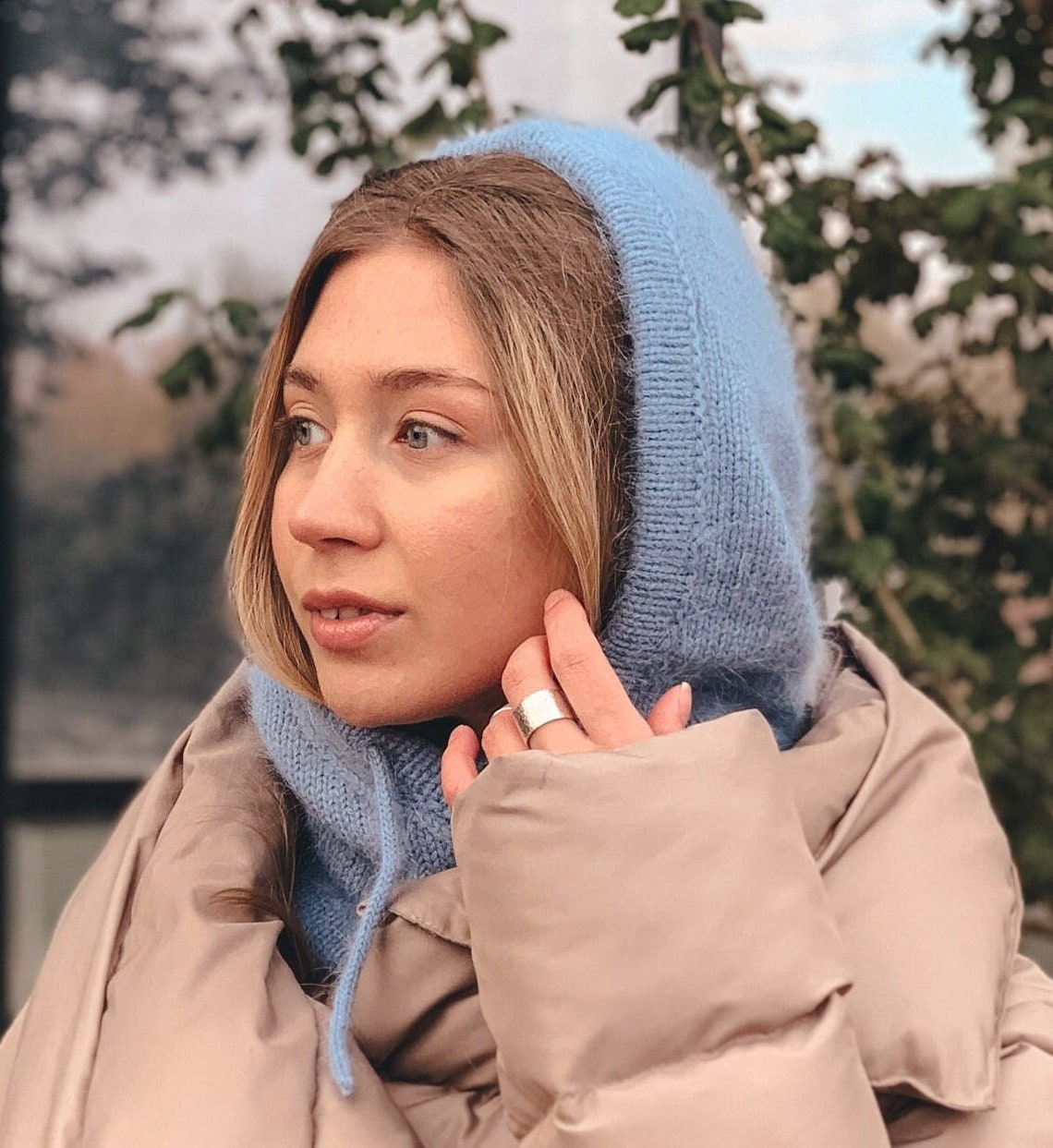 Hood, Hat, Balaclava, Snood. Angora Yarn - Etsy