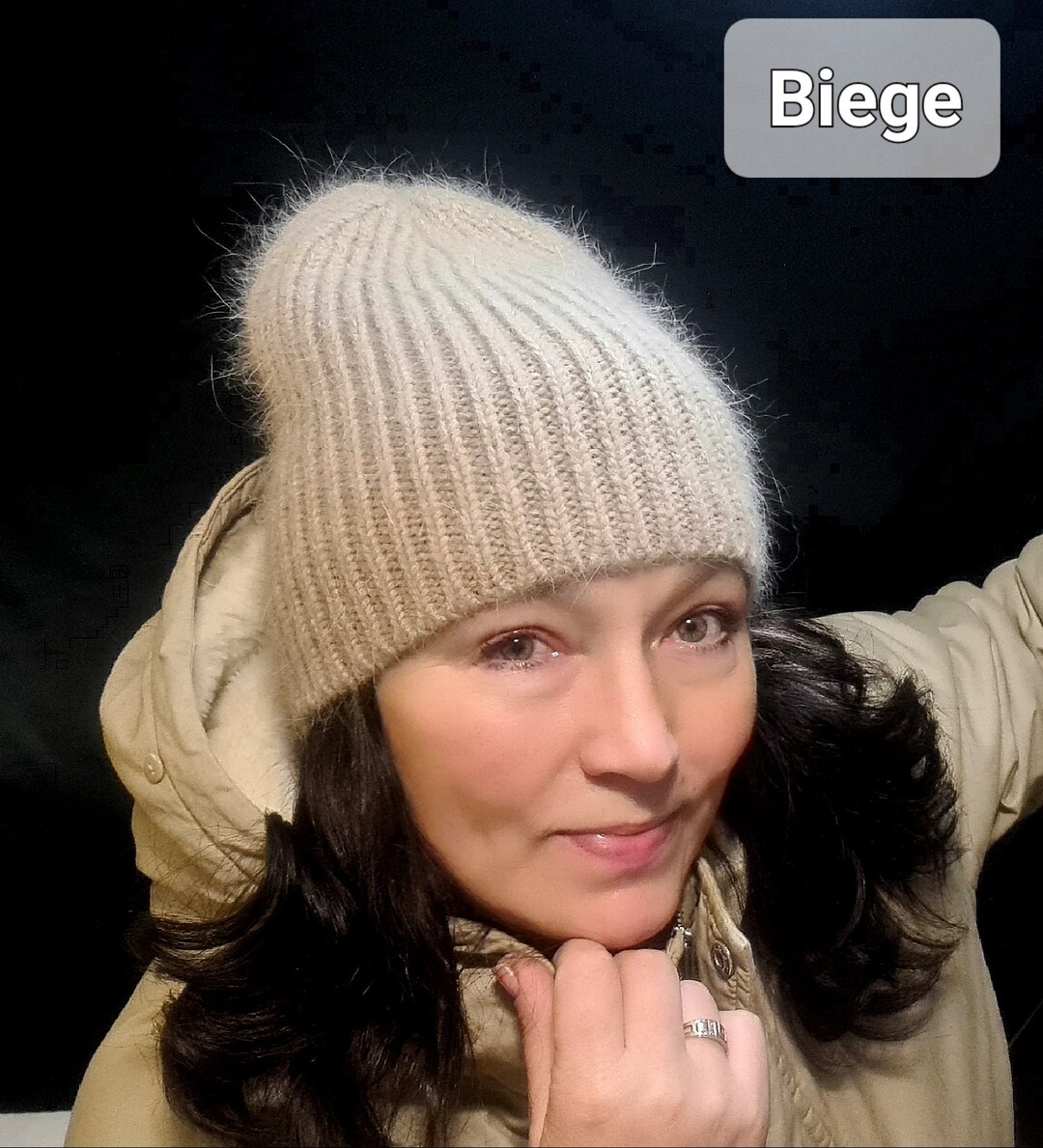 Angora Wool Soft Fluffy. Winter Hat for Women, Ladies Winter Warm Angora Wool Knitted Beanie. - Etsy