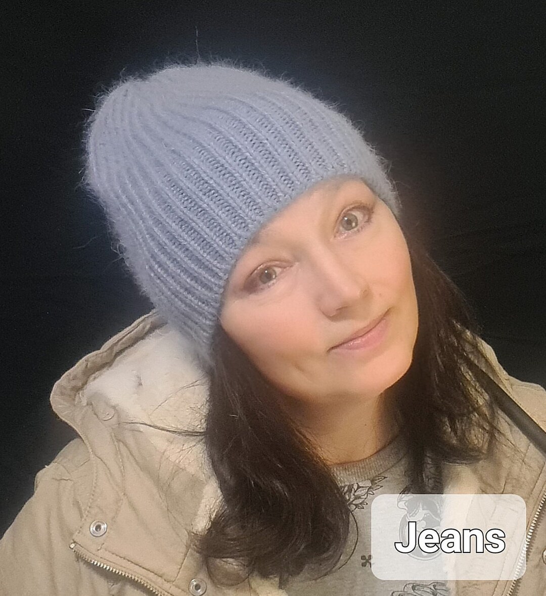 Merino Wool Angora Hat Women Knit Winter Hat Beanie Winter Hat Angora ...