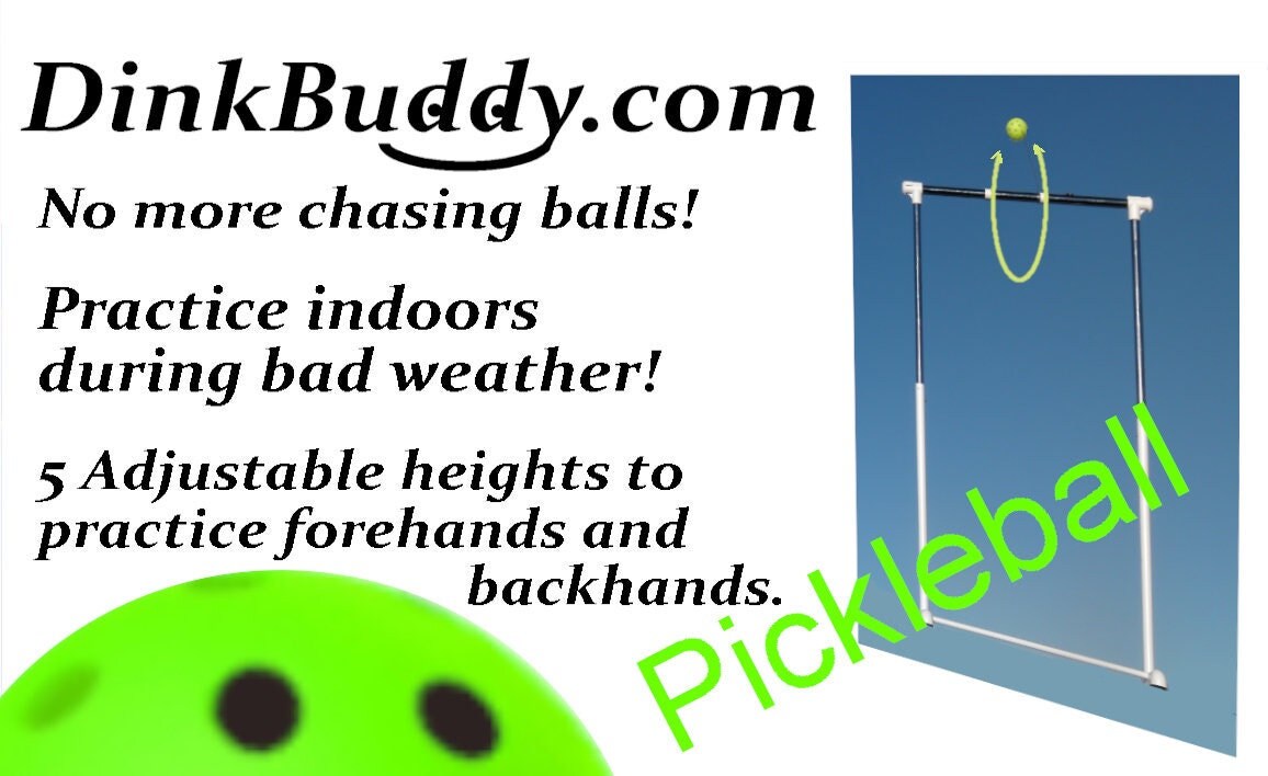 Dinkbuddy, Pickleball Trainer, Pickleballpopper, Pickleball Toy ...