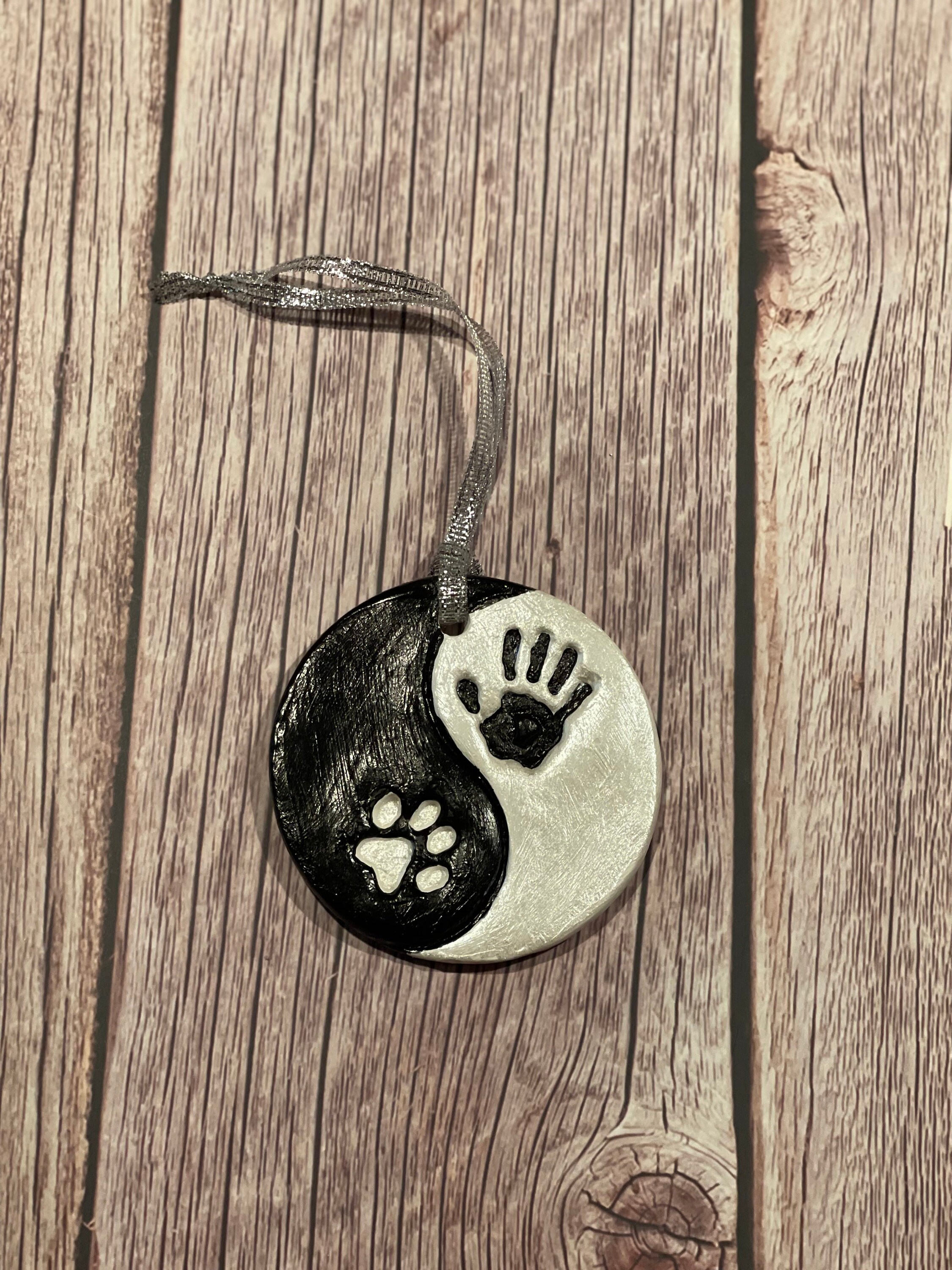Yin Yang Dog Ornament - Etsy