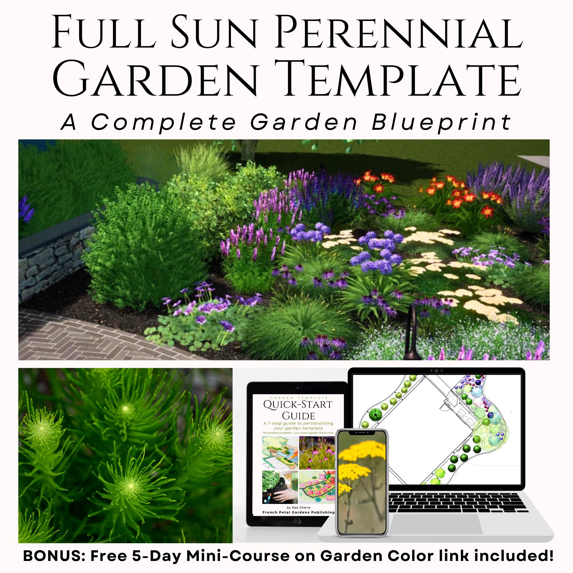 Planos Imprimibles Del Jardín Perenne Del Noroeste Gran Senda De