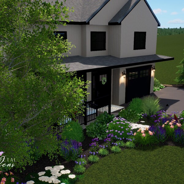 Premade Landscape Design - Etsy