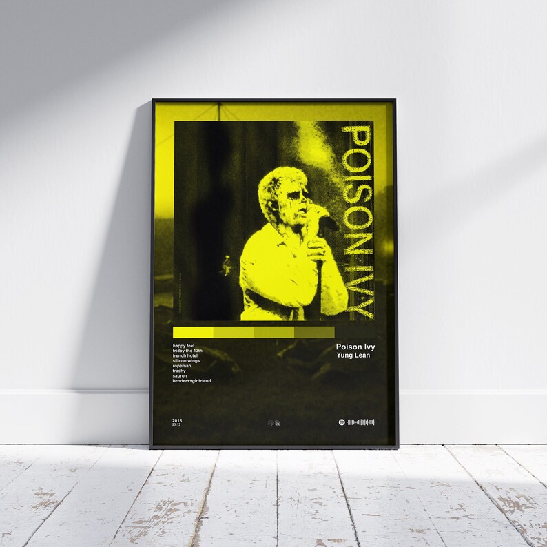 Yung Lean Poison Ivy Poster - Etsy