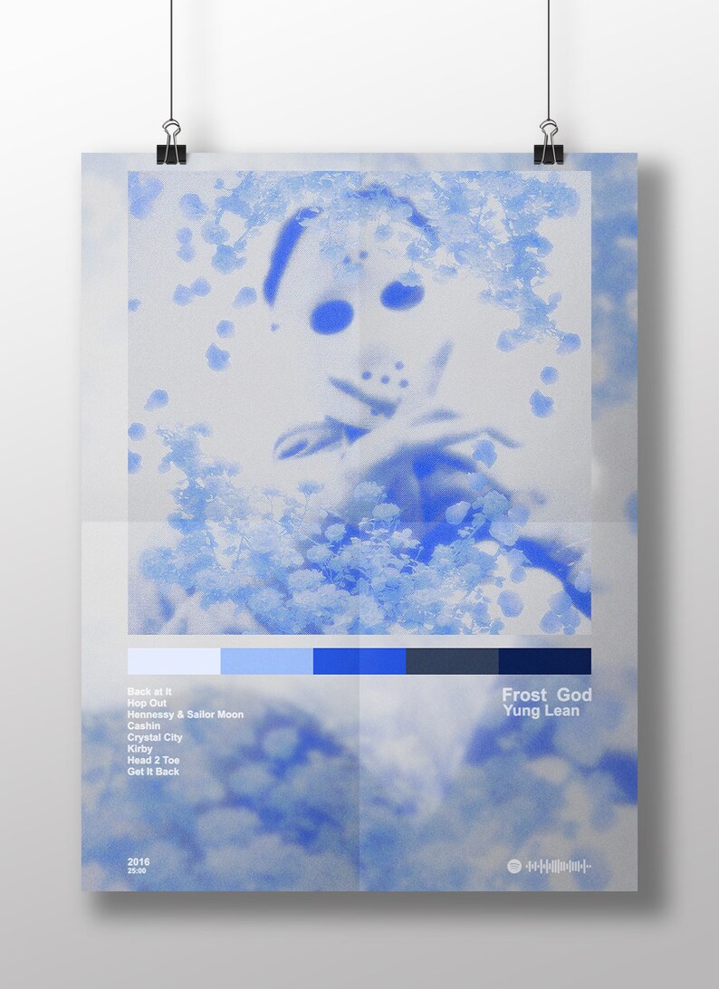 Yung Lean Frost God Poster - Etsy