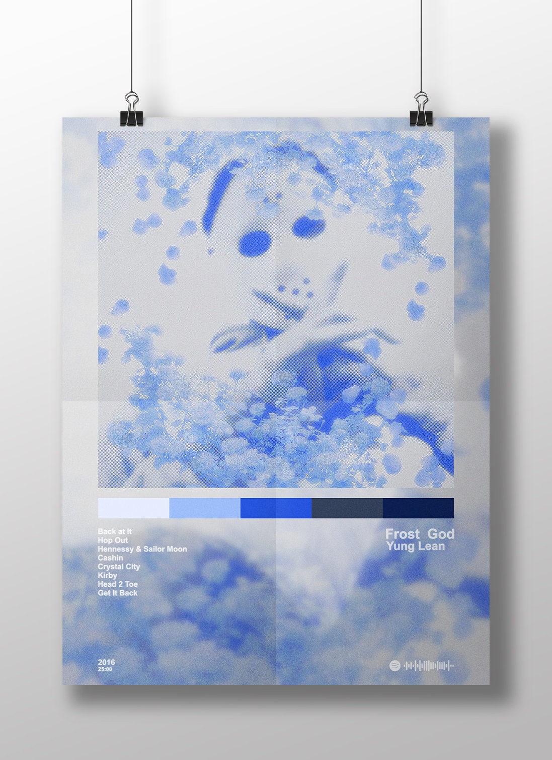 Yung Lean Frost God Poster - Etsy
