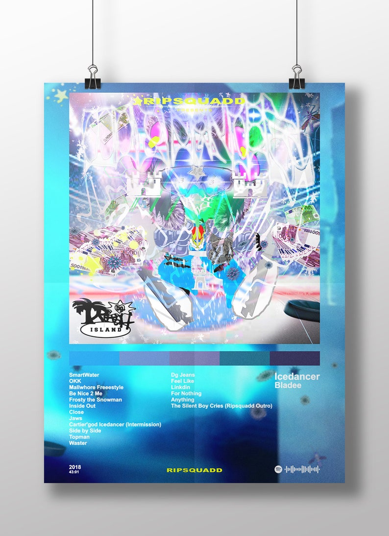 Bladee Icedancer Poster - Etsy
