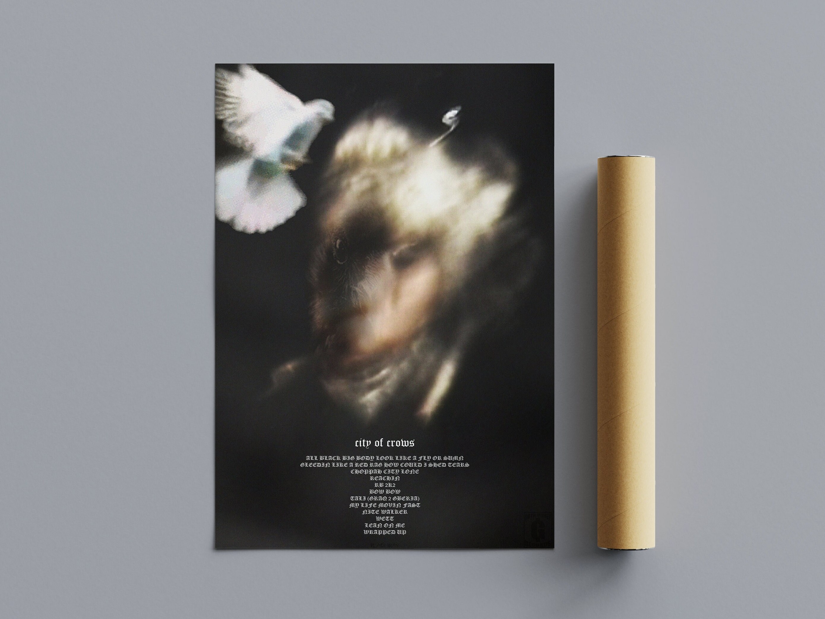 Black Kray // SICKBOYRARI City of Crows Poster - Etsy