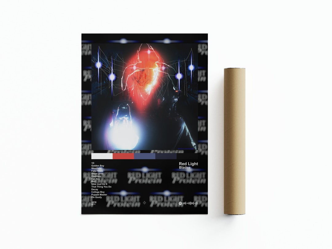 Bladee Red Light Poster - Etsy