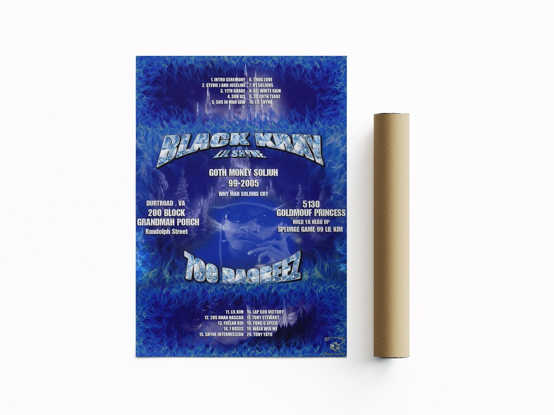 Black Kray 700 DAGREEZ Poster - Etsy