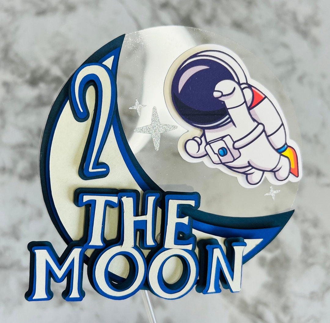 Custom Cake Topper| Space Cake Topper | Birthday Cake Topper | Galaxy ...