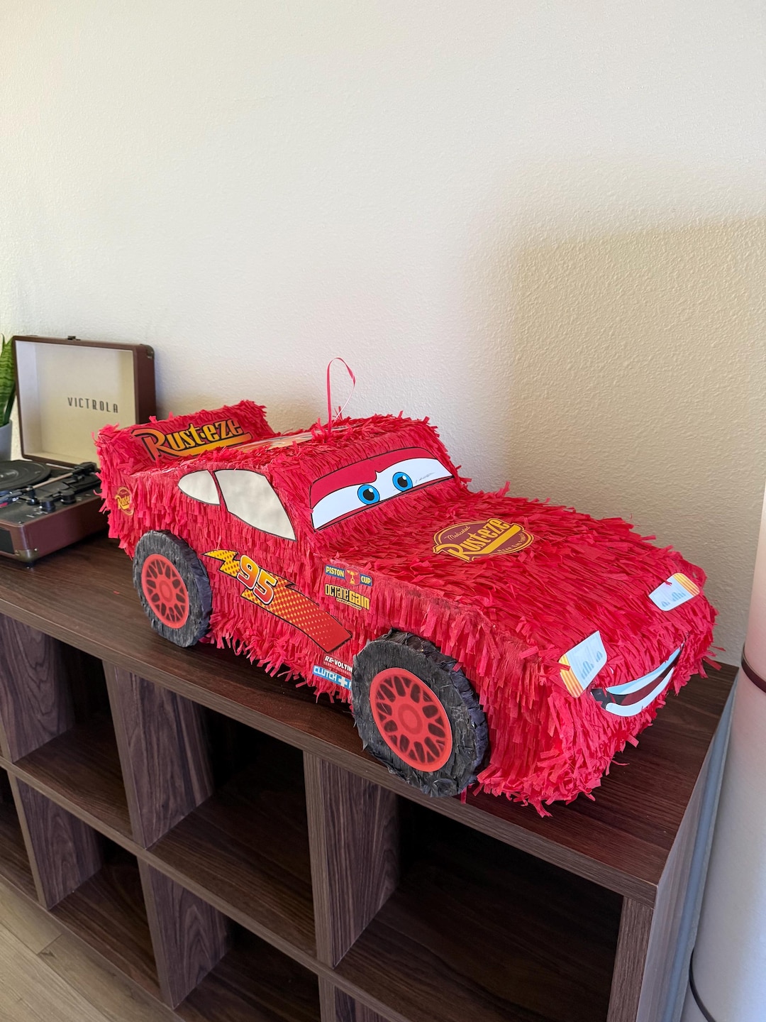 Lightning Mcqueen Handmade Piñata for Kids Birthday Party / Piñata De ...
