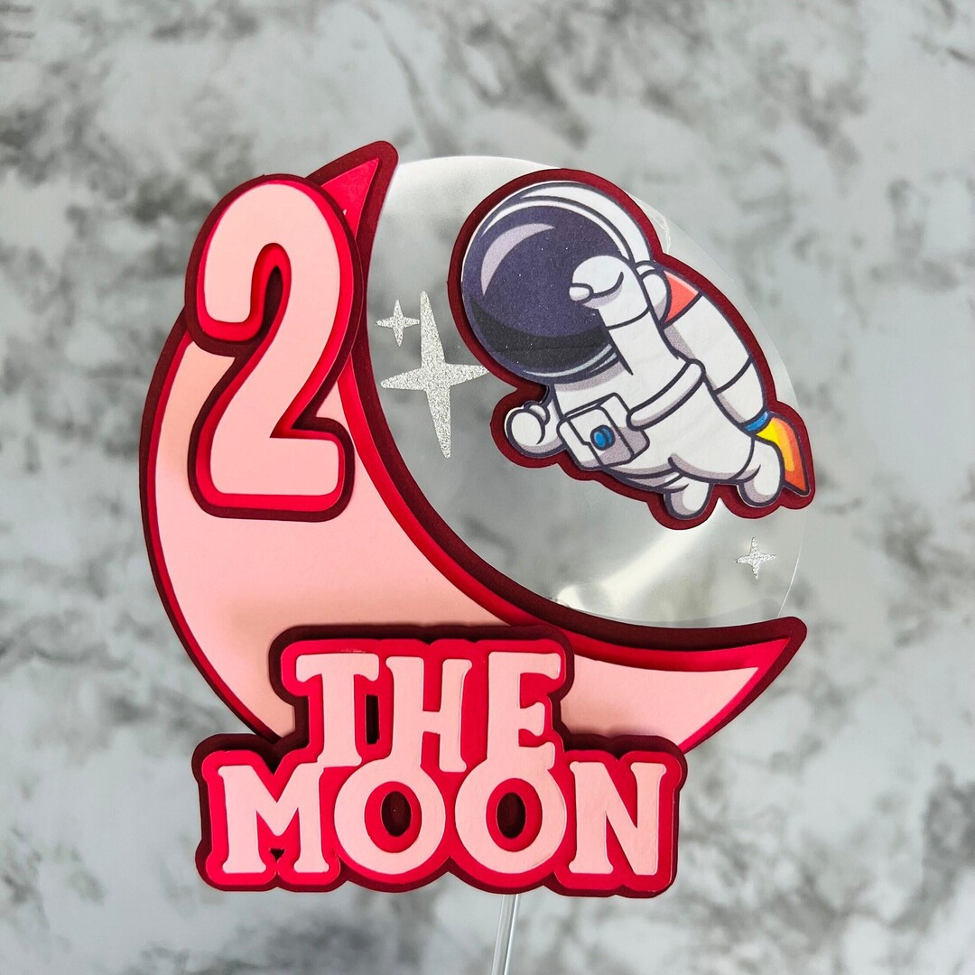 Personalized Cake Topper Space Cake Topper Birthday Cake Topper Galaxy ...