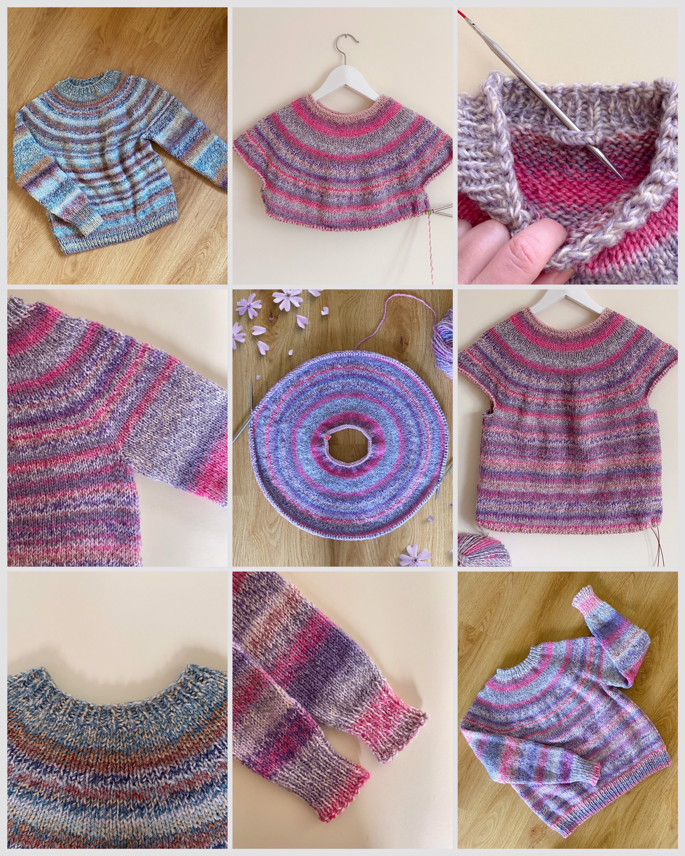 Easy Does It Top Down PDF Knitting Pattern Easy Knitting Pattern Top ...