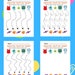 PRINTABLE Pre-writing Line Tracing Worksheet Packet for Toddlers and ...