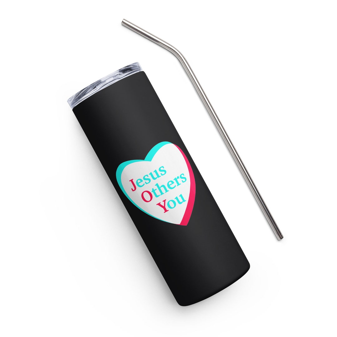 JOY = Jesus Others You - Stainless Steel Tumbler - Black - Etsy