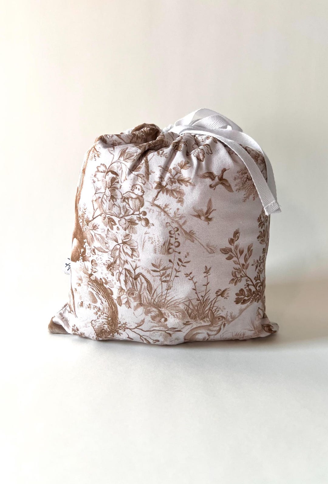Woodland Toile Bamboo Crib Sheet - Soft Unisex Nursery Bedding - Fitted ...