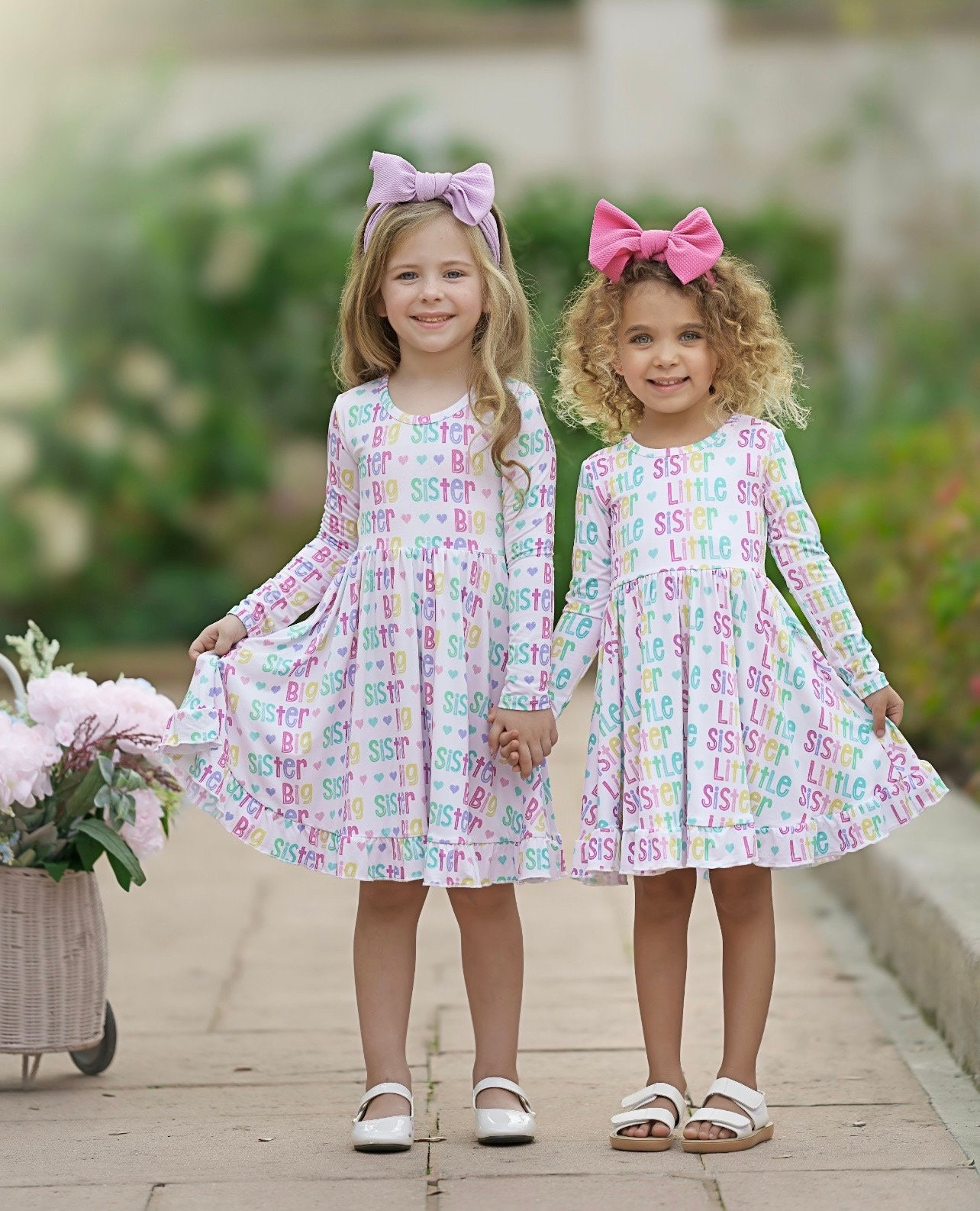 Big Sister Bamboo Twirl Dress, I'm Going to Be a Big Sister, New Baby ...