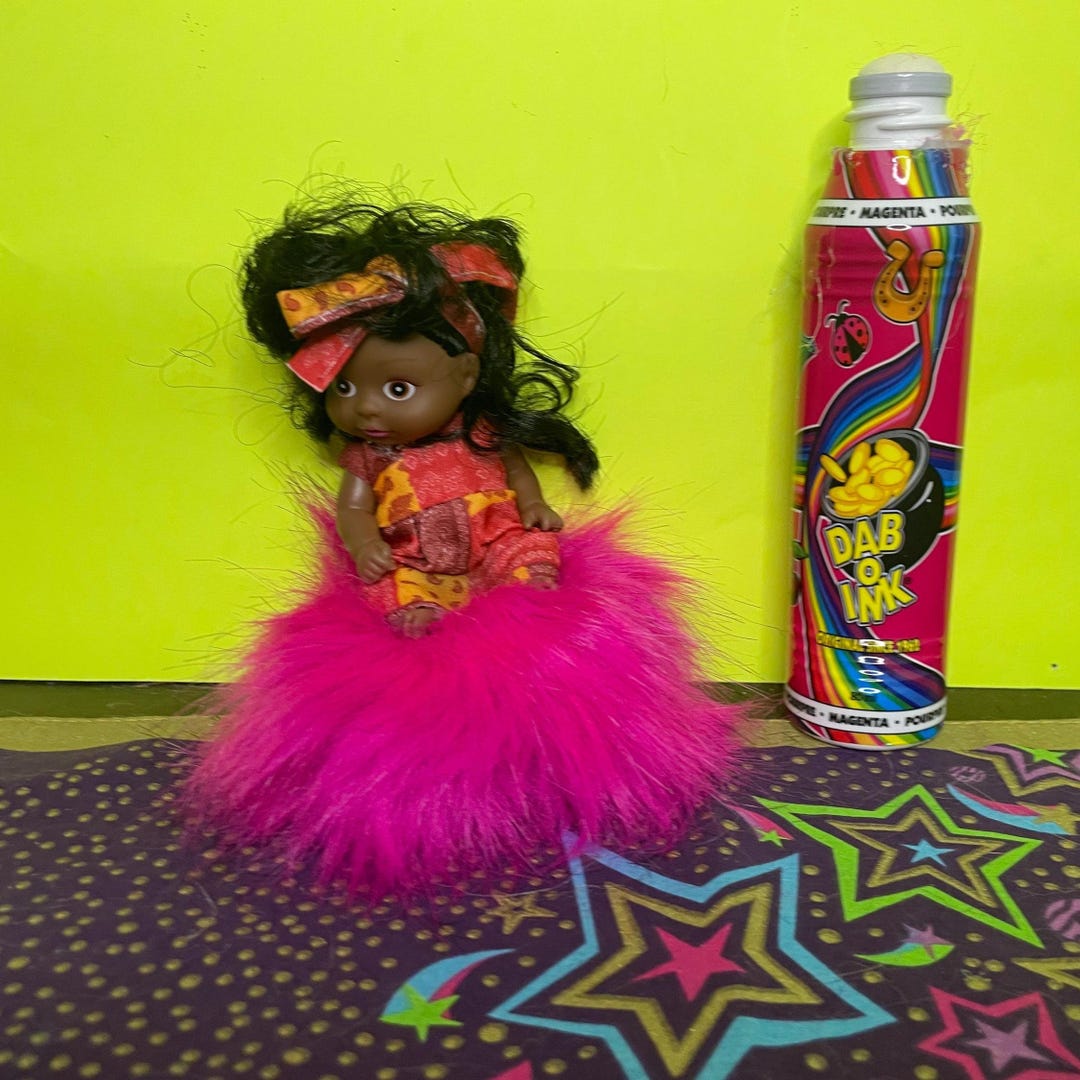 Black Baby Girl Bingo Dauber Topper With Daubie - Etsy