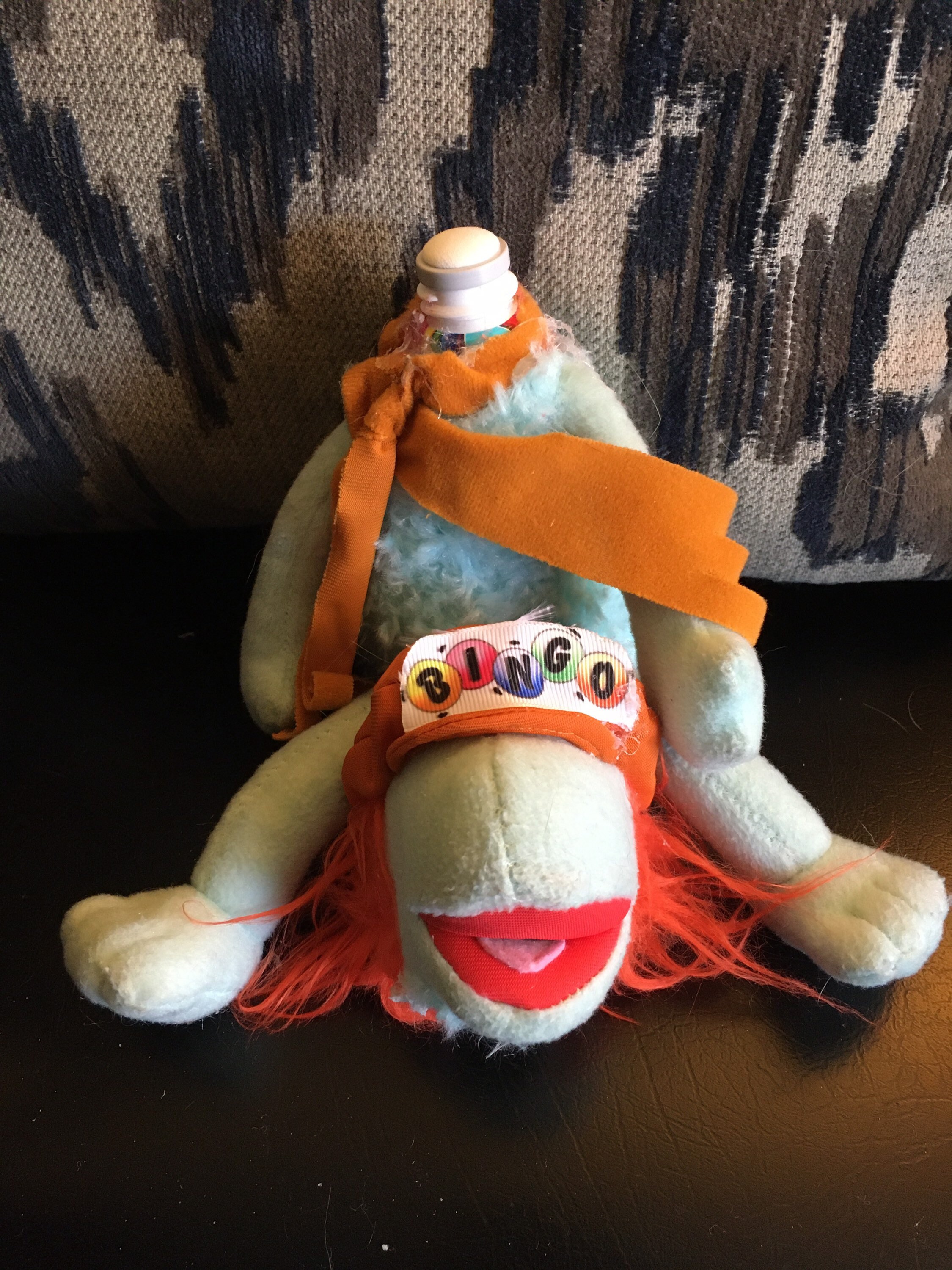 Green and Bright Orange Haired Customized One of a Kind Bingo Dauber ...