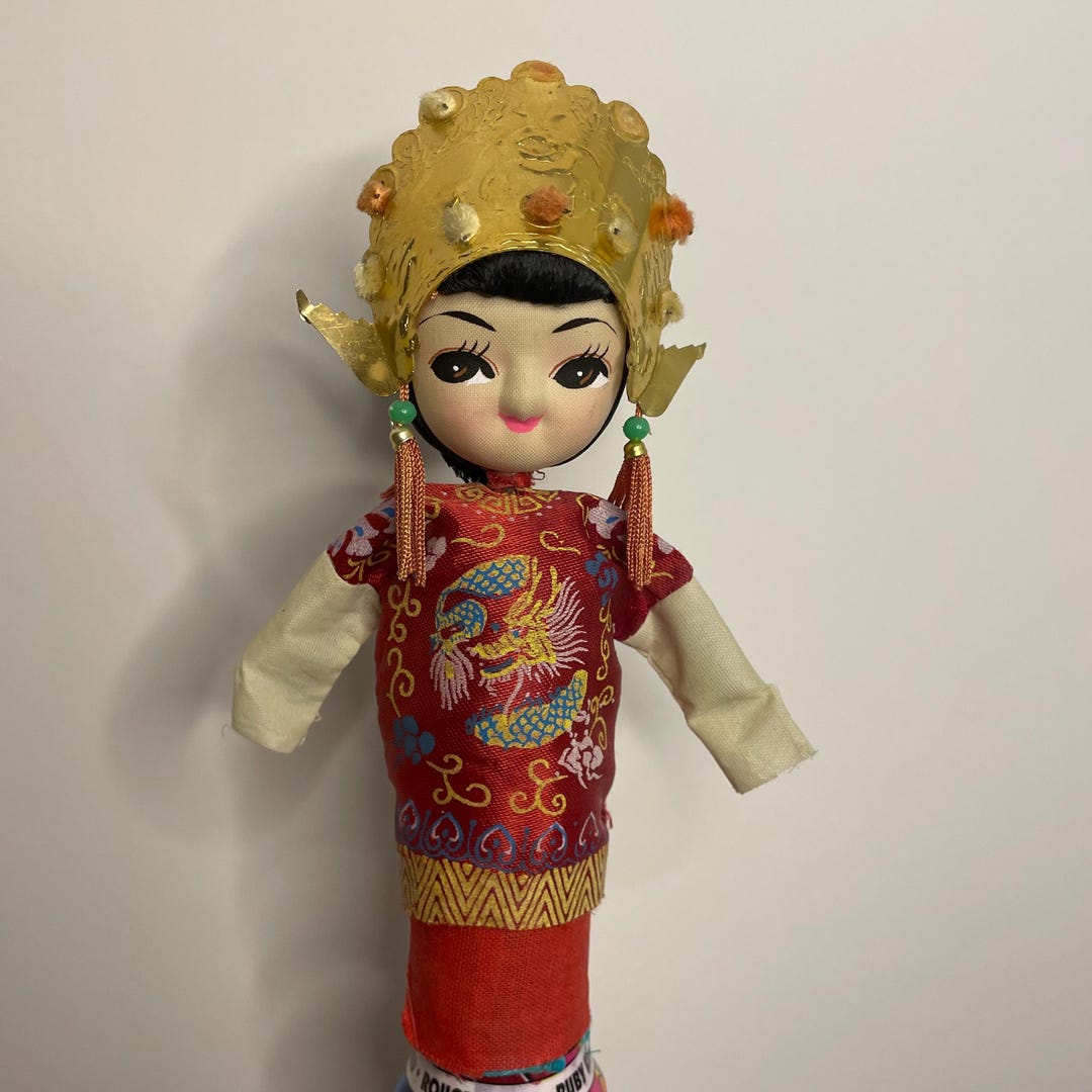 Geisha Bingo Dauber, Lucky Charm Topper, Recycled Materials - Etsy