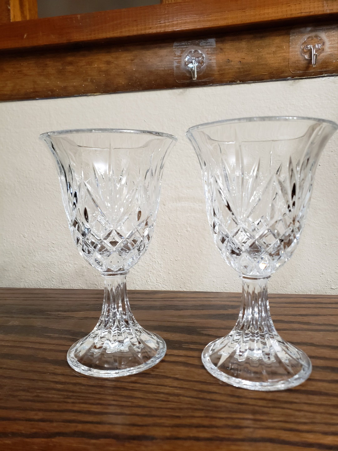 2 Vintage "lexington " by Godinger Crystal Goblets - Etsy