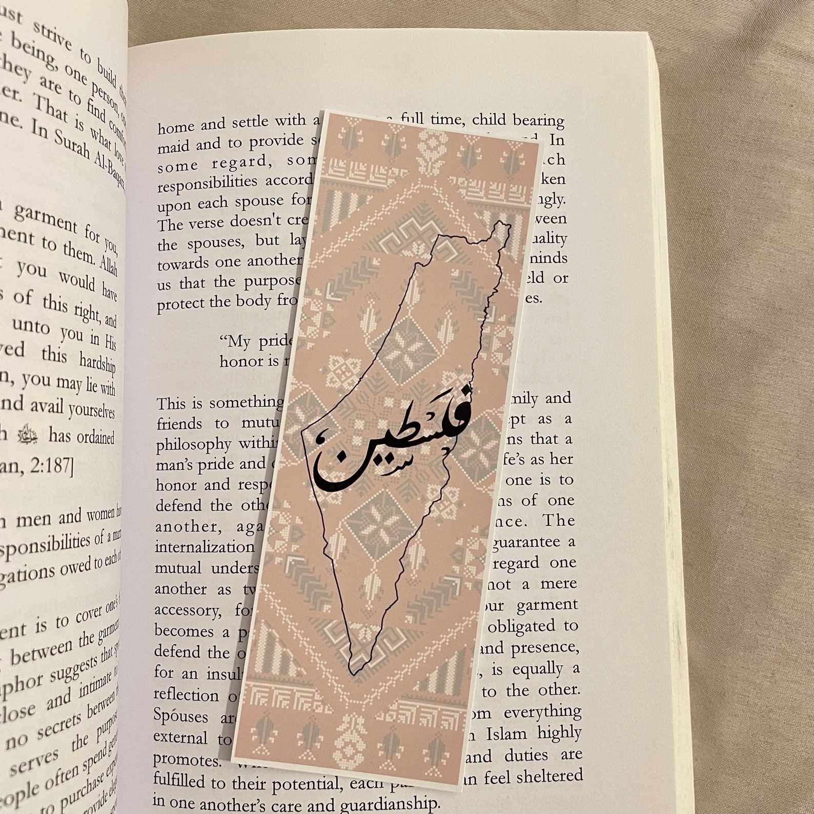 Palestinian Bookmarks Freedom Keffiyeh Print Watermelon Arabic Glossy ...