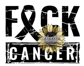 F*CANCER PNG Digital Design Download for Sublimation Etc. - Etsy