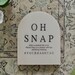 Oh Snap Hashtag Wedding Sign 8x10 Custom Wedding Sign Acrylic Event ...