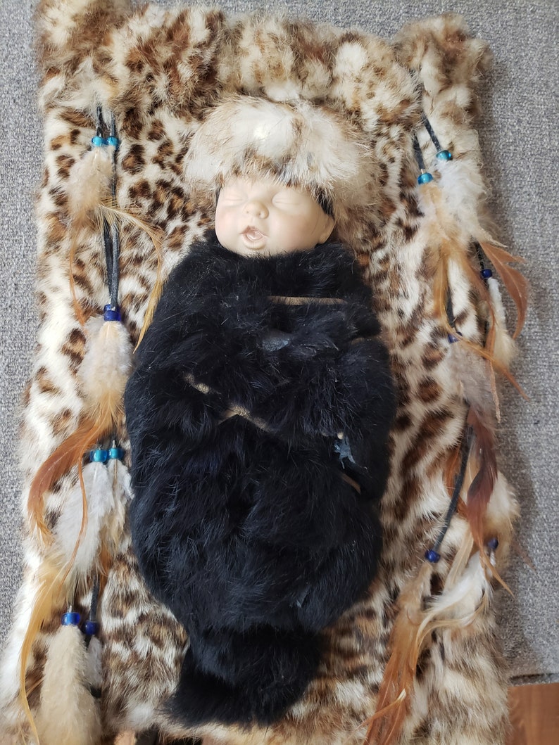 American Indian Cradle Board With Doll - Etsy