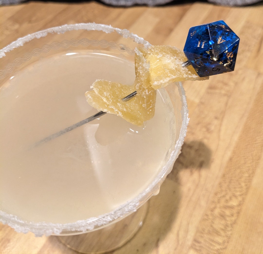 Single D20 Various Color Dice Cocktail Picks - Etsy