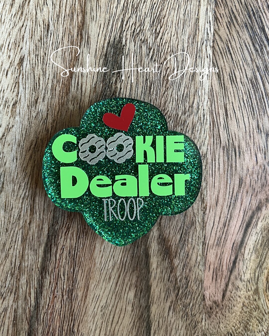 Girl Scout Cookie Dealer Pin, Cookie Dealer Magnet, Girl Scouts of ...
