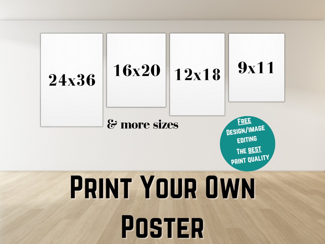 Custom Print Poster | Personalized Poster | Custom Poster Printing ...