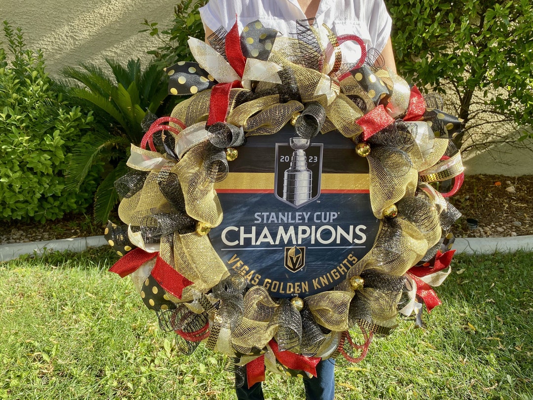Golden Knights Wreath | VGK | Las Vegas Golden Knights | Hockey Wreath ...