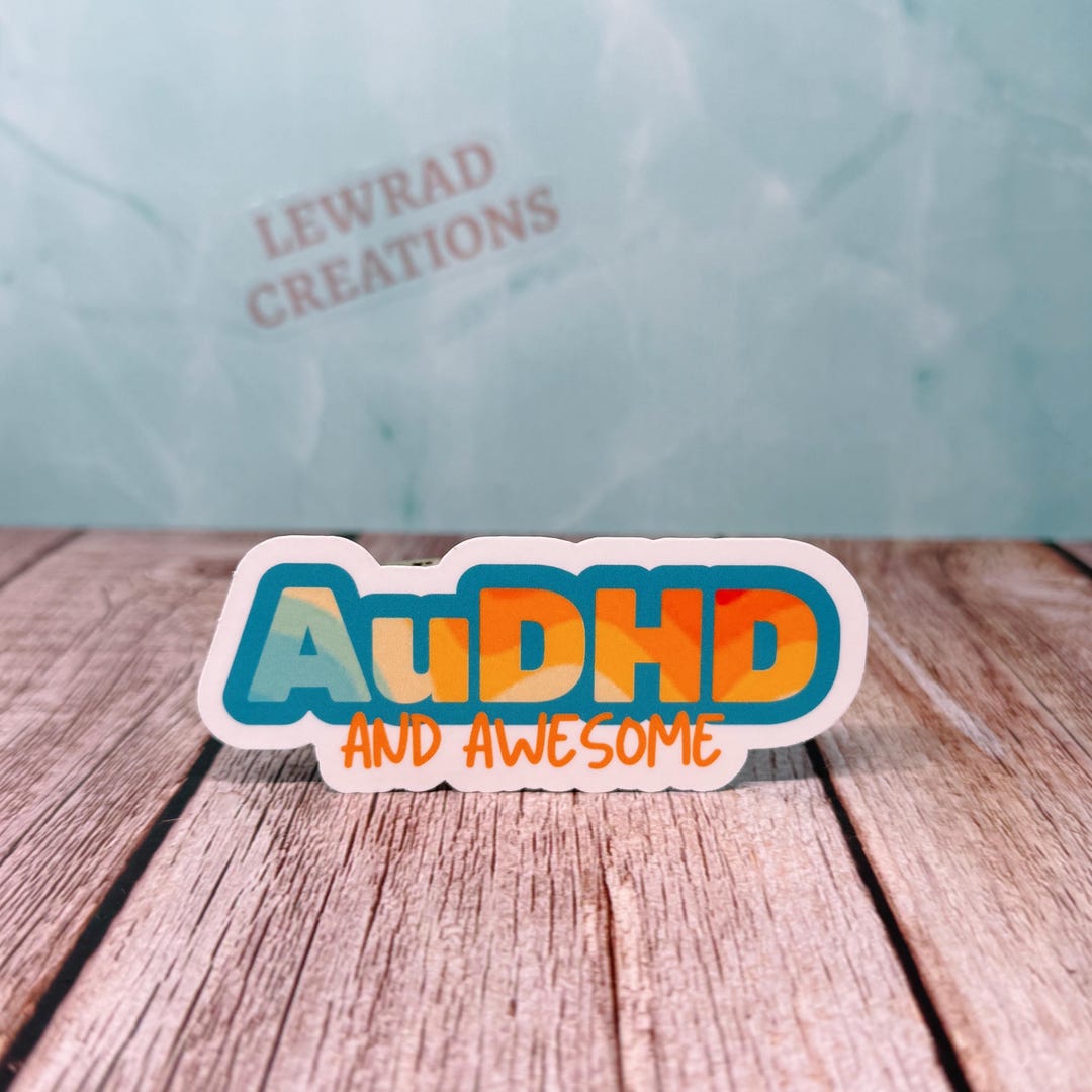Audhd Sticker, Neurodiversity Pride, Vinyl Decal - Etsy