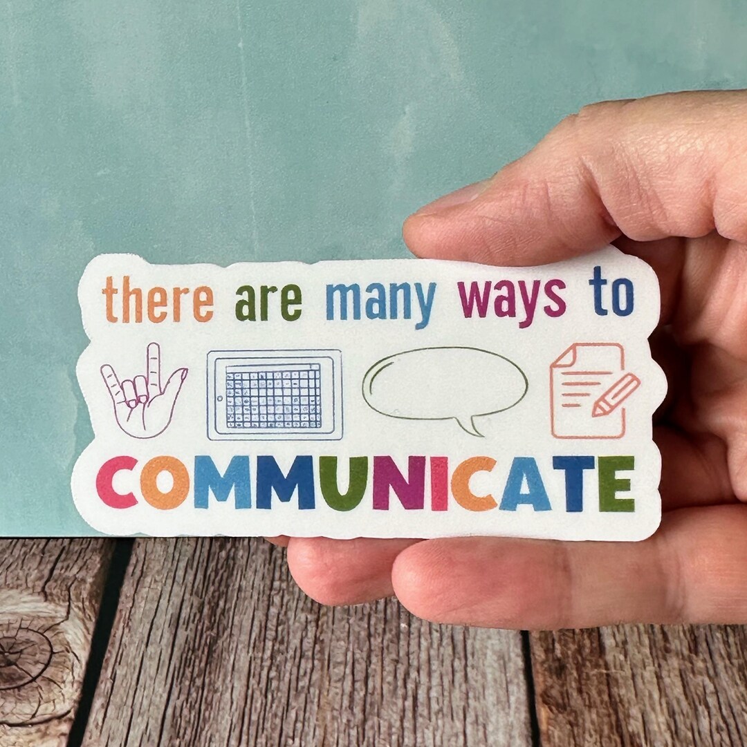 Communication Advocacy Sticker for Slps, Therapists, Special Education ...