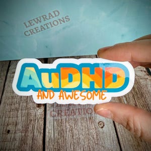 Audhd Sticker, Neurodiversity Pride, Vinyl Decal - Etsy