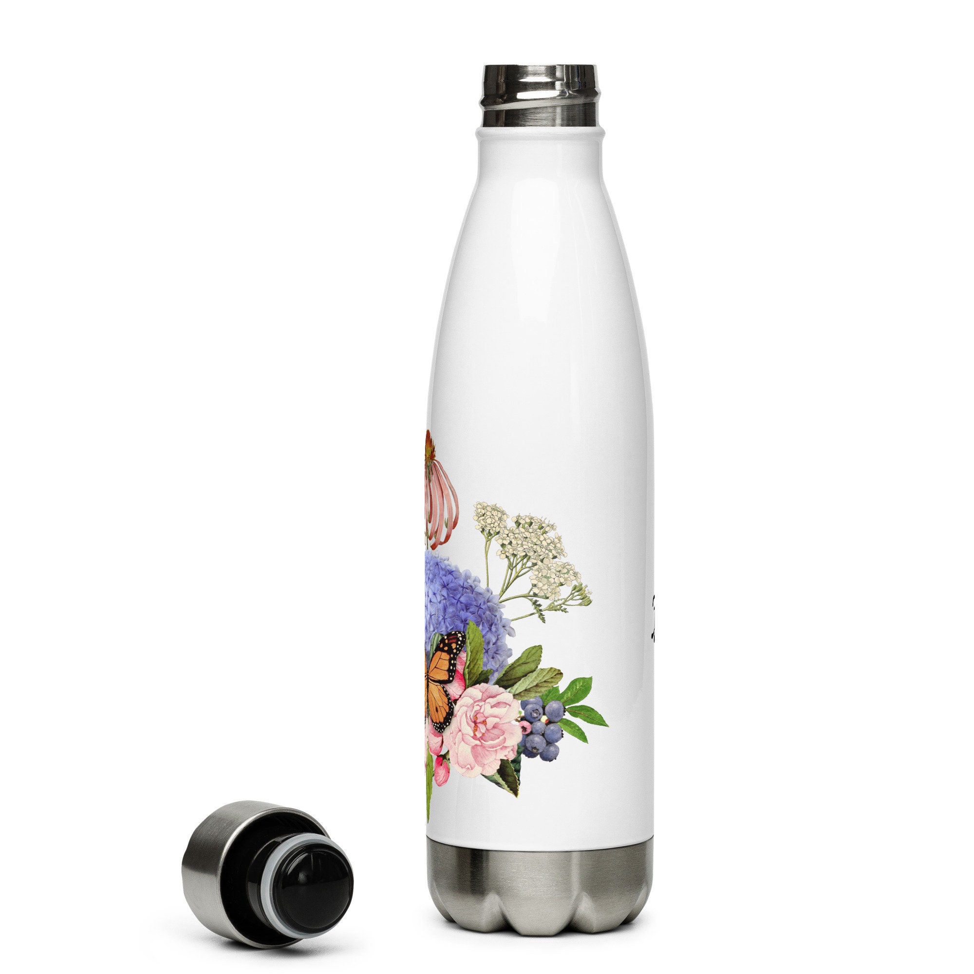 August Native Plants and Pollinators Stainless Steel Water Bottle - Etsy