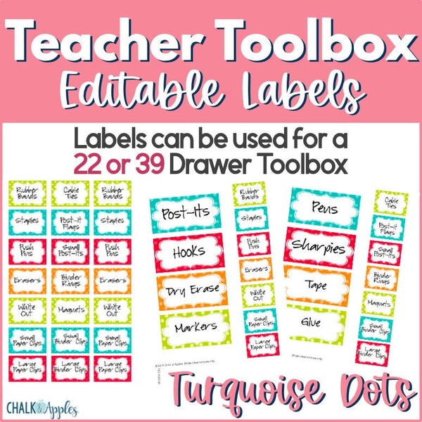 Teacher Toolbox - Etsy