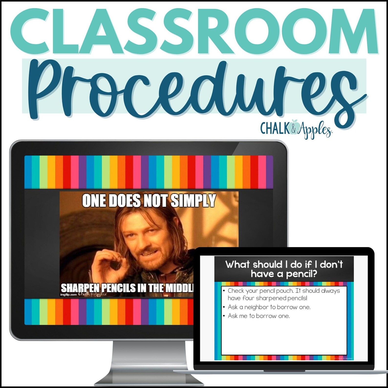 Classroom Procedures Powerpoint Presentation With Memes - Etsy