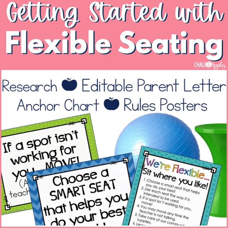 Flexible Seating Rules & Editable Parent Letter - Etsy