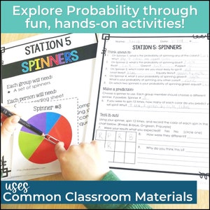 Chance & Probability Activities: Hands-on Theoretical and Experimental ...