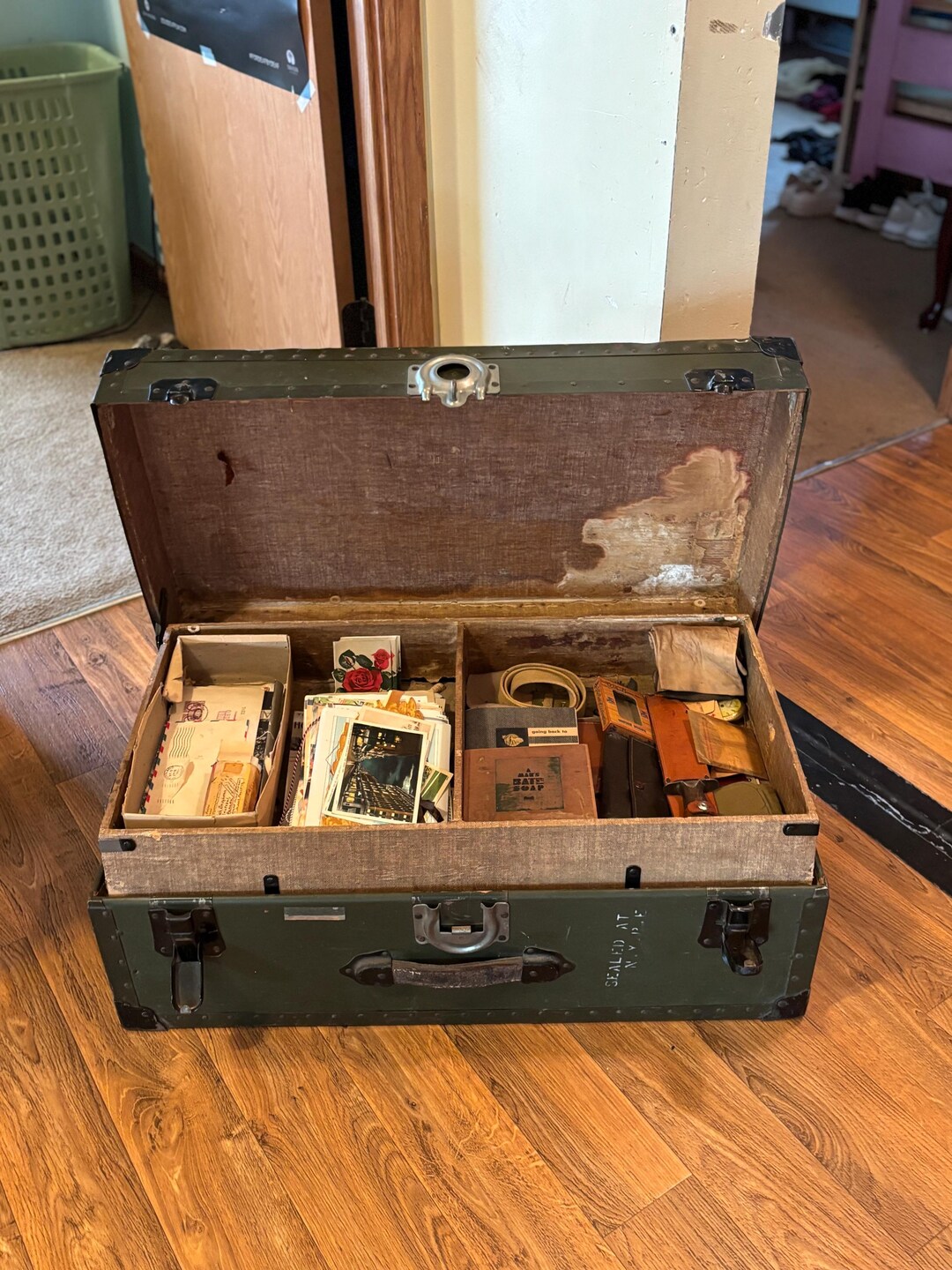 WWII Air Force Foot Locker - Etsy