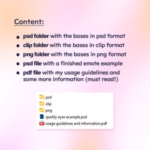 Emote Base Pack #02 - 20 Bases to Make Your Own Emotes With! - Etsy