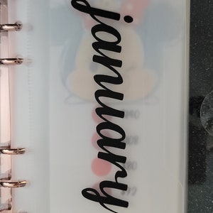 A6 Glitter Binder Minnie Mouse 5k Savings Challenge - Etsy