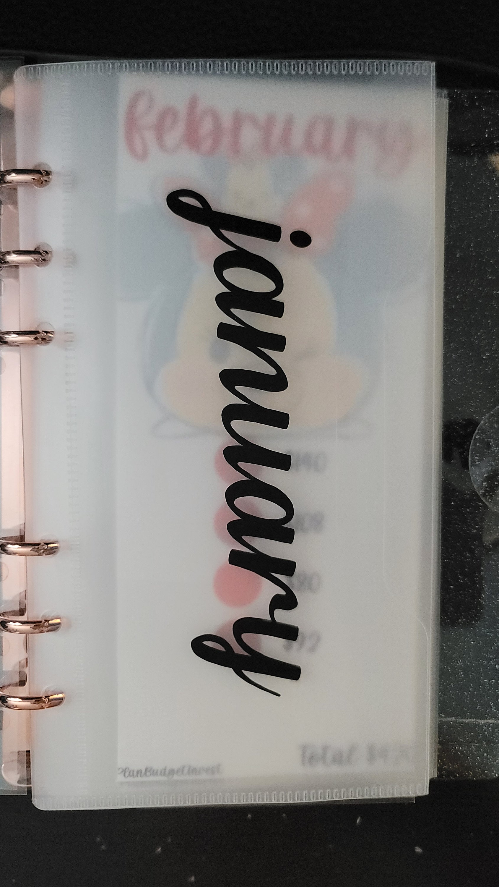 A6 Glitter Binder Minnie Mouse 5k Savings Challenge - Etsy